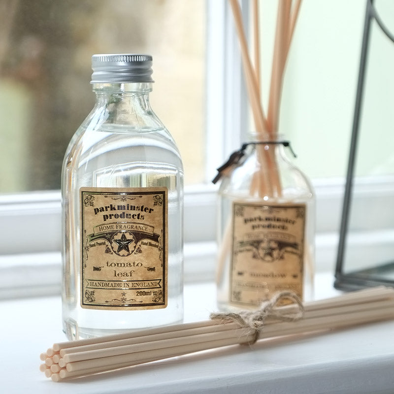 Tomato Leaf Reed Diffuser Refill 200ml – Natural, Fresh & Authentic