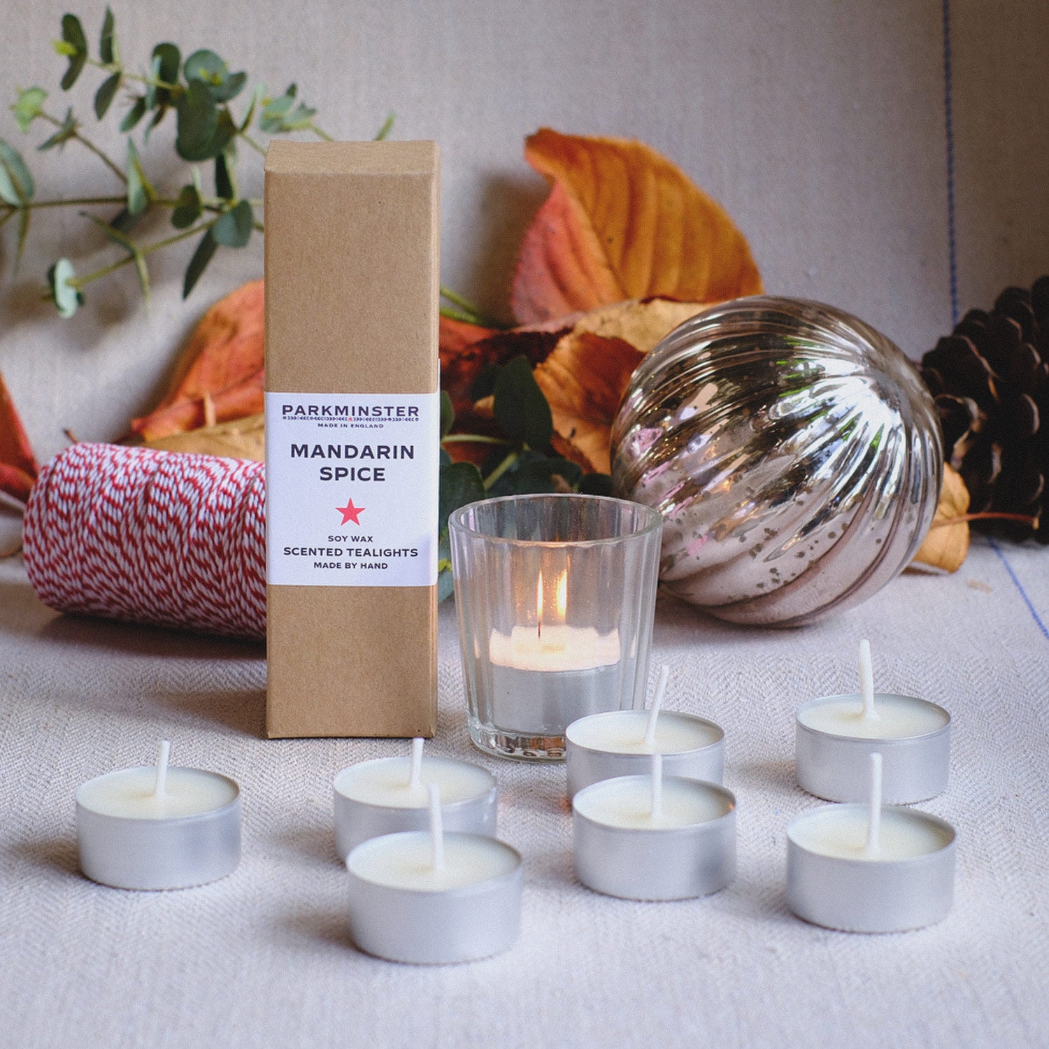Mandarin Spice | Soy Wax Tealights x8