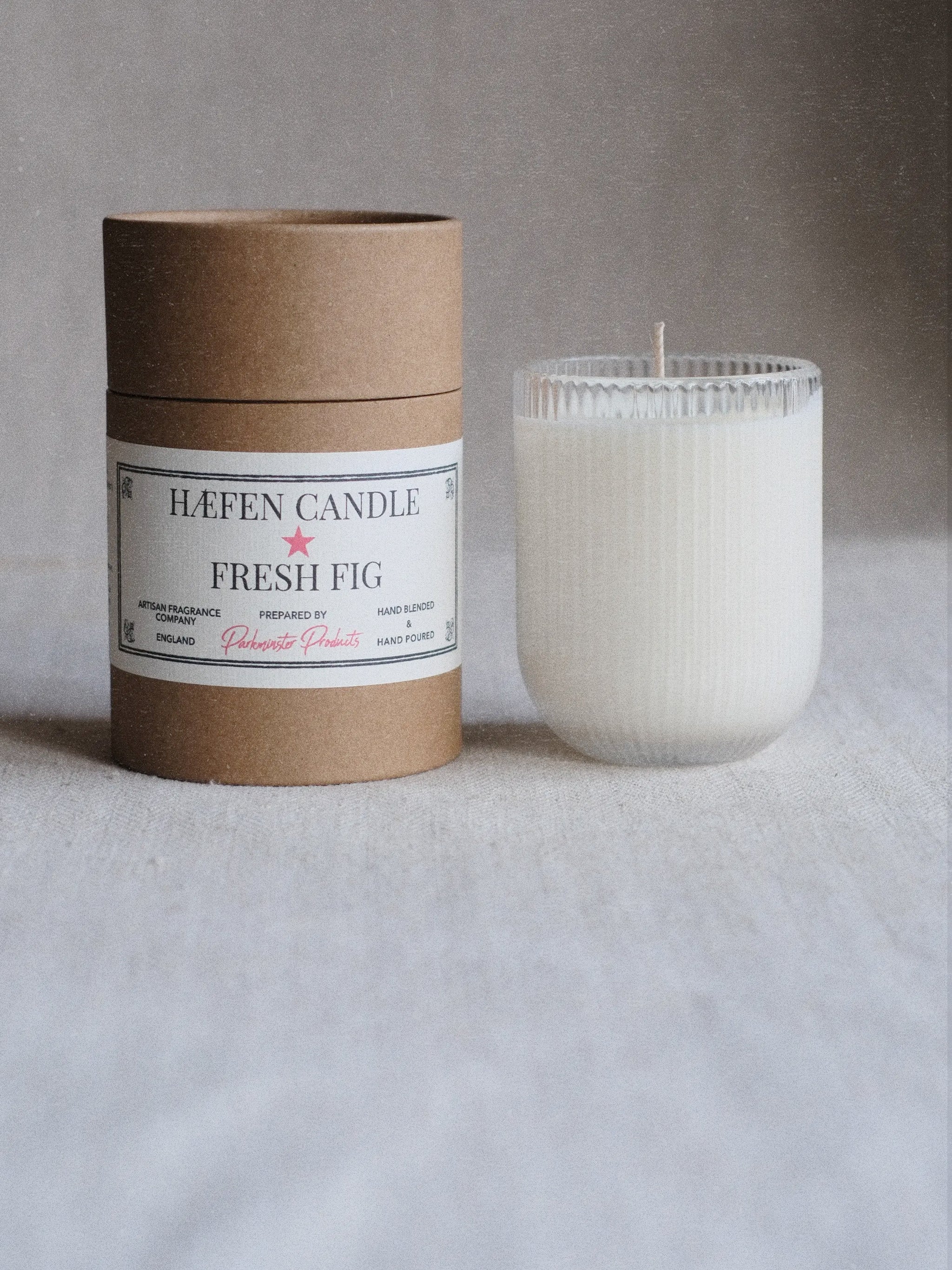 HÆFEN Fresh Fig Scented Candle 200 g | Natural Fruity Home Fragrance