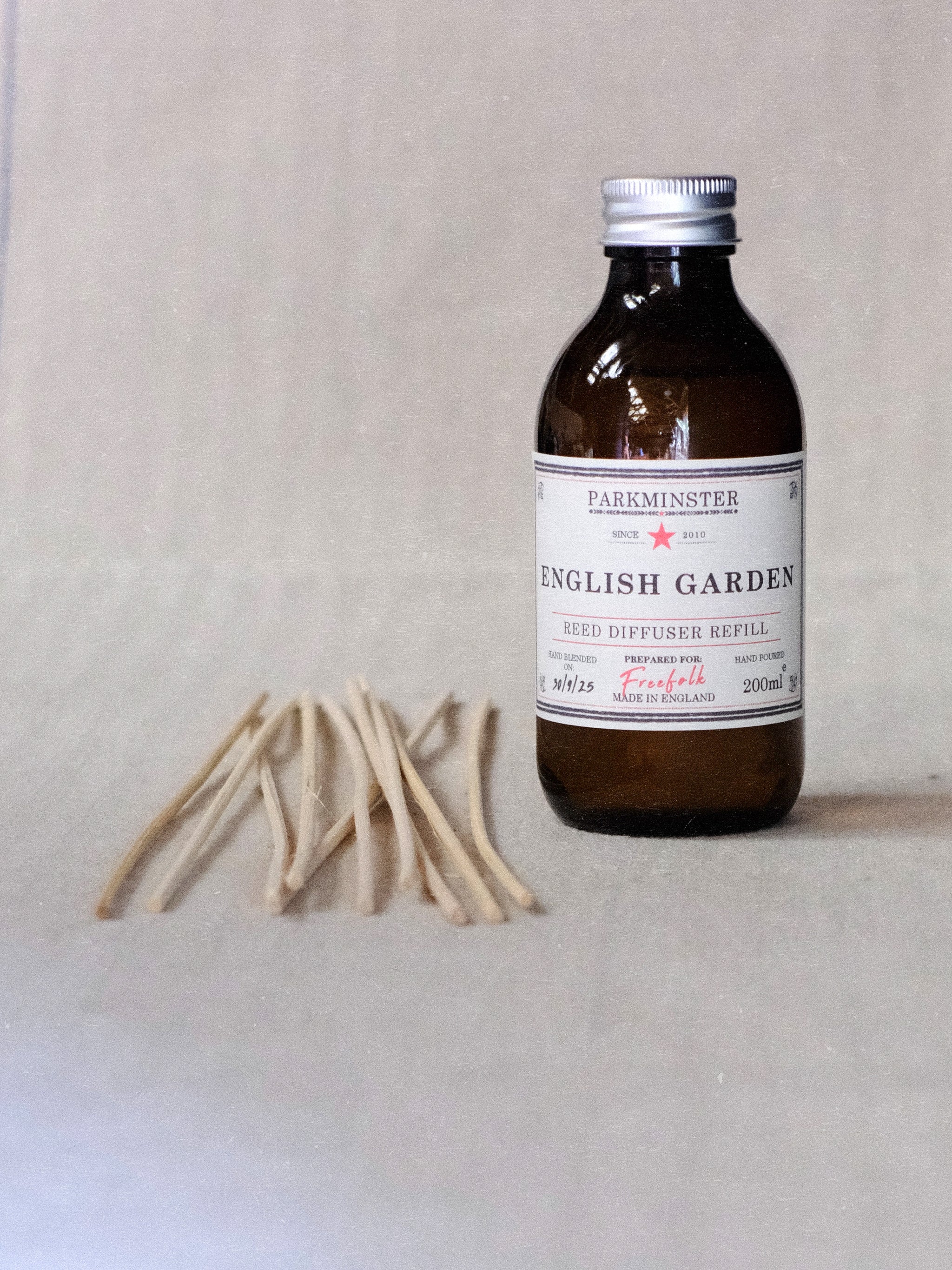 English Garden Reed Diffuser Refill 200 ml | Natural Home Fragrance